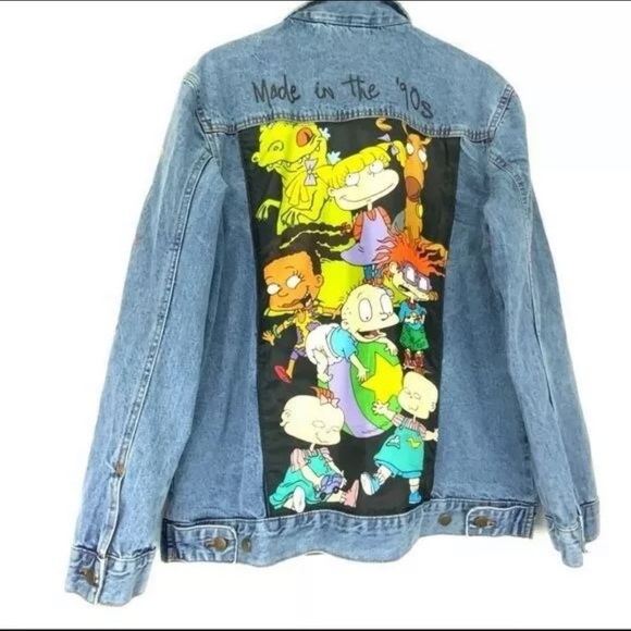 Nickelodeon | Jackets & Coats | Nickelodeon Jacket Size L Blue Jean ...